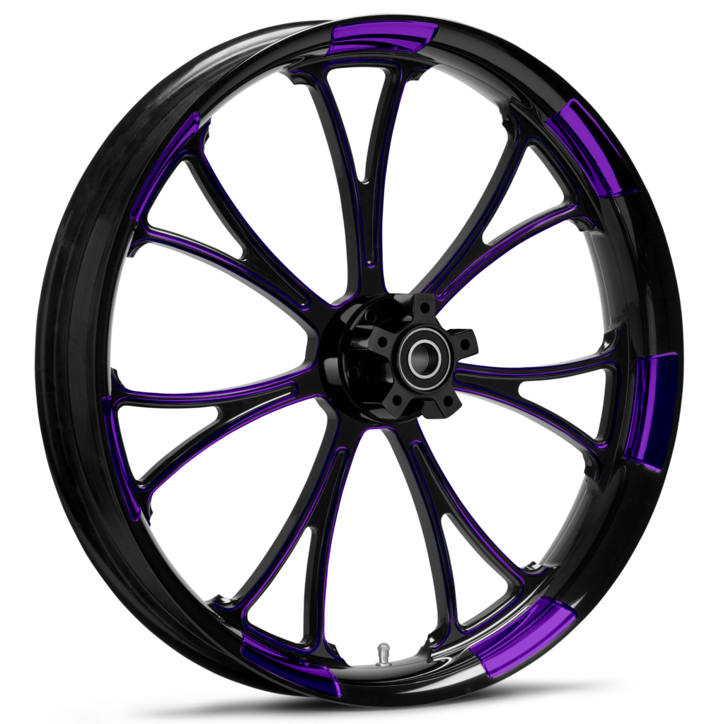 Arc Dyeline Touch Of Color Purple Wheel - RYD Forged Wheels