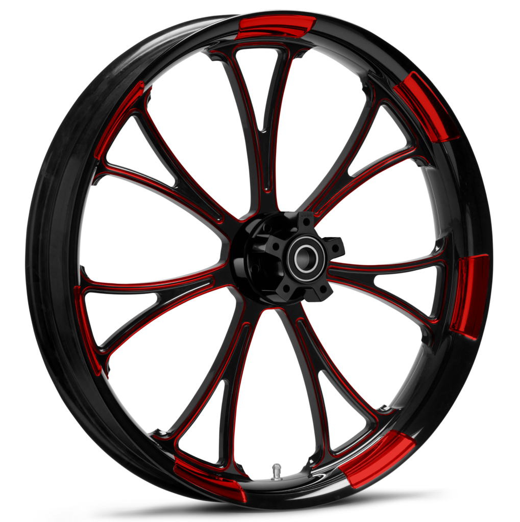 Arc Dyeline Touch Of Color Red Wheel - RYD Forged Wheels