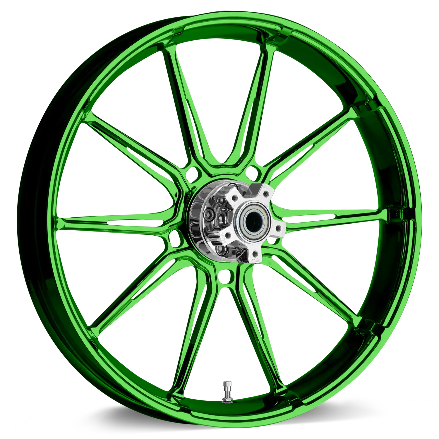 Fuse Green Anodize Harley Davidson Wheels - RYD Forged Wheels