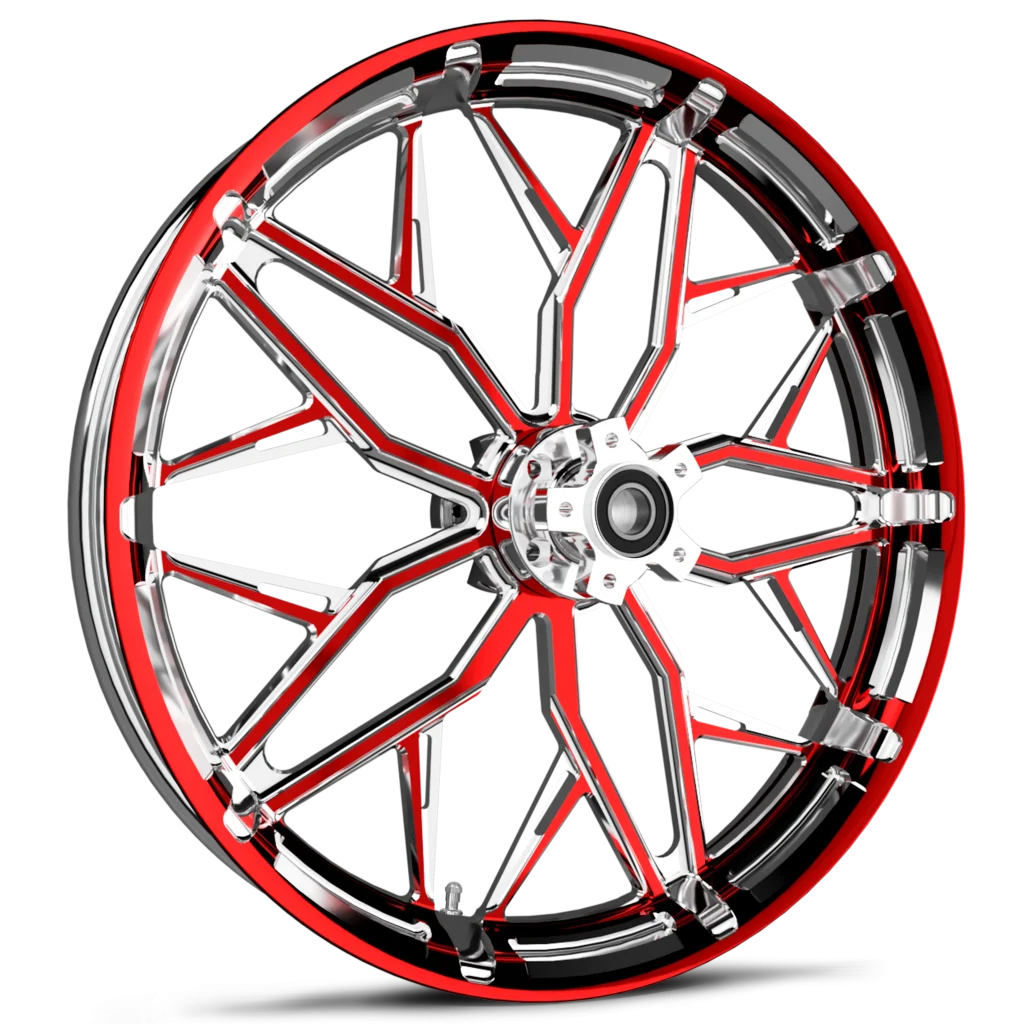 Static Dyeline Red Wheel - RYD Forged Wheels