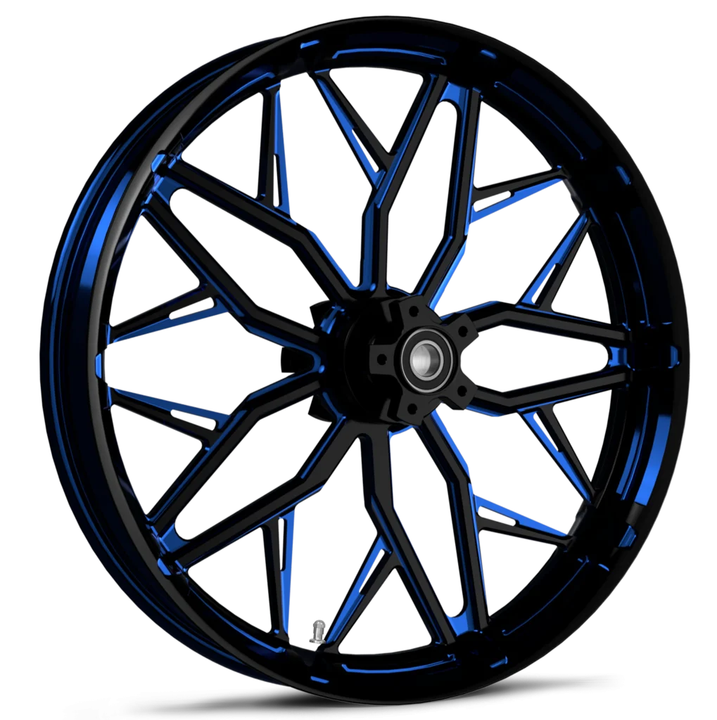Static Dyeline Touch Of Color Blue Wheel - RYD Forged Wheels