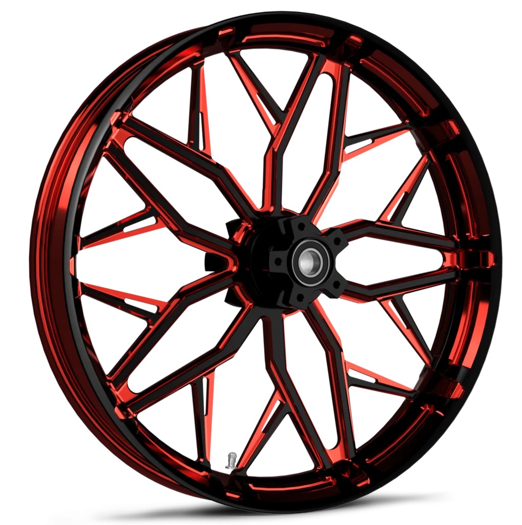Static Dyeline Touch Of Color Red Wheel - RYD Forged Wheels